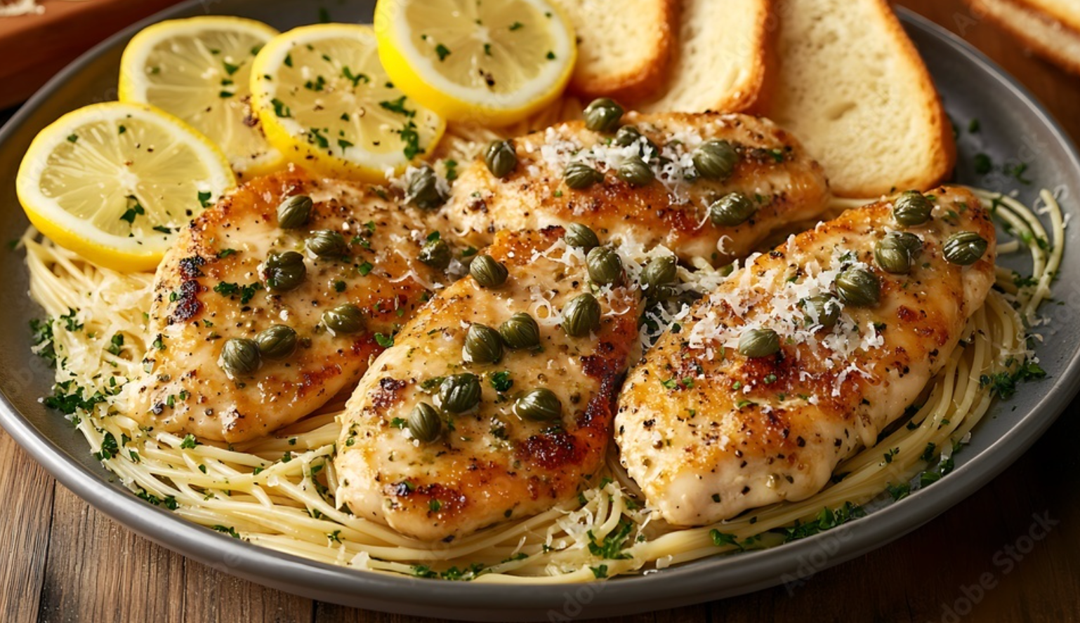Skinny Skillet Piccata – Big Horn Olive Oil
